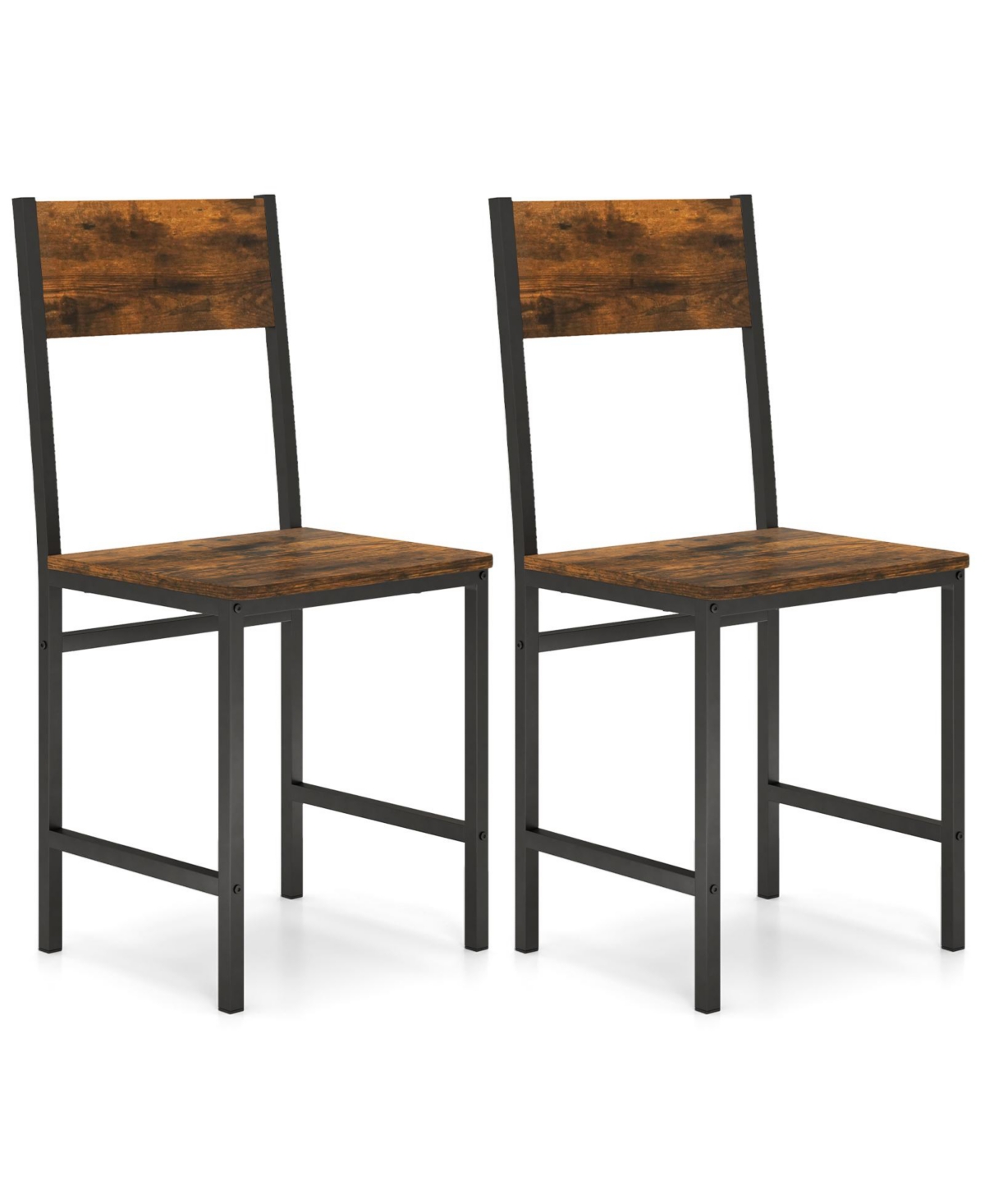 Click here for Gouun Industrial Kitchen Side Chairs Set of 2 with... prices