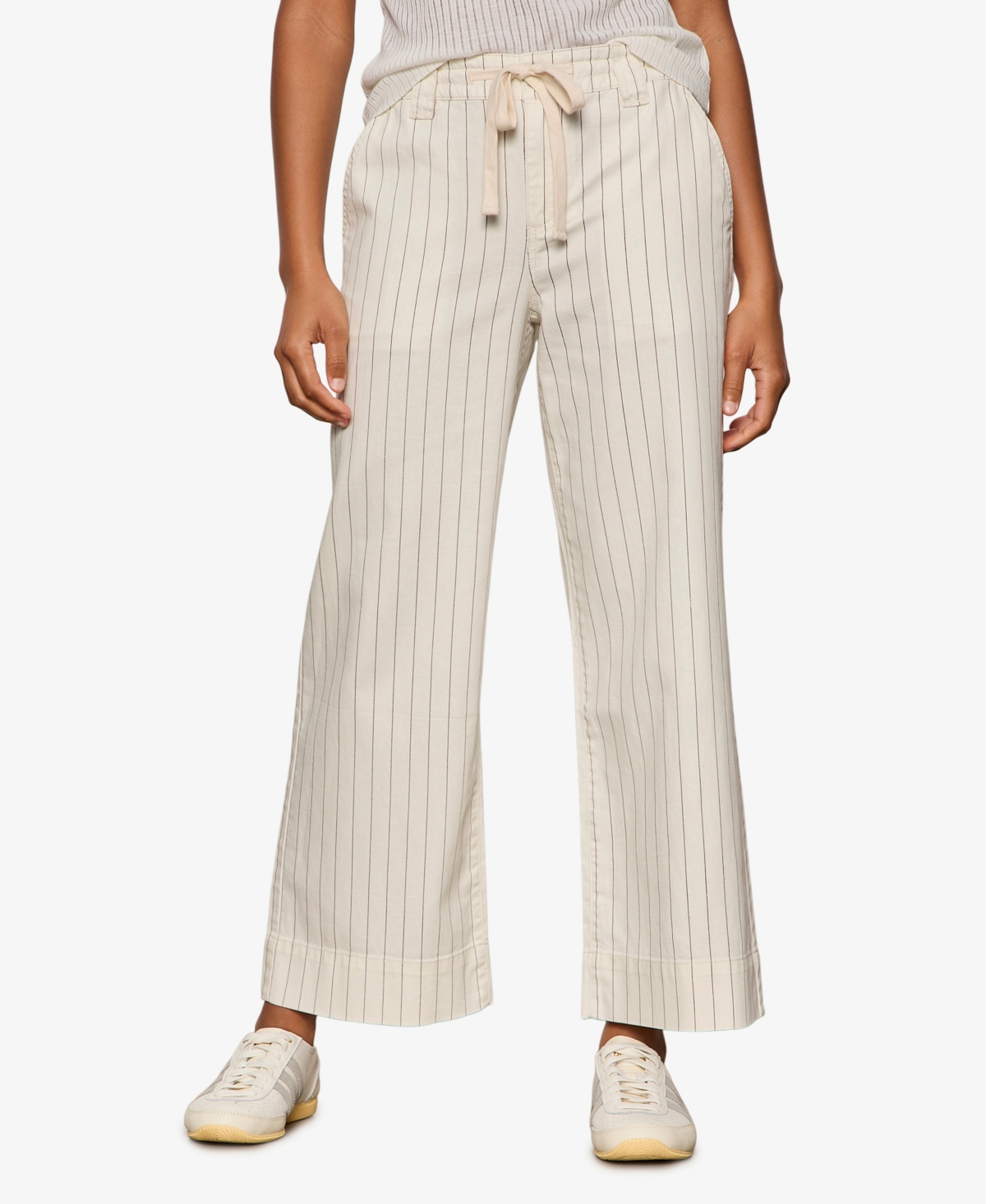 Click here for Sanctuary Petite Lily Wide-Leg Cropped Pants - Set... prices