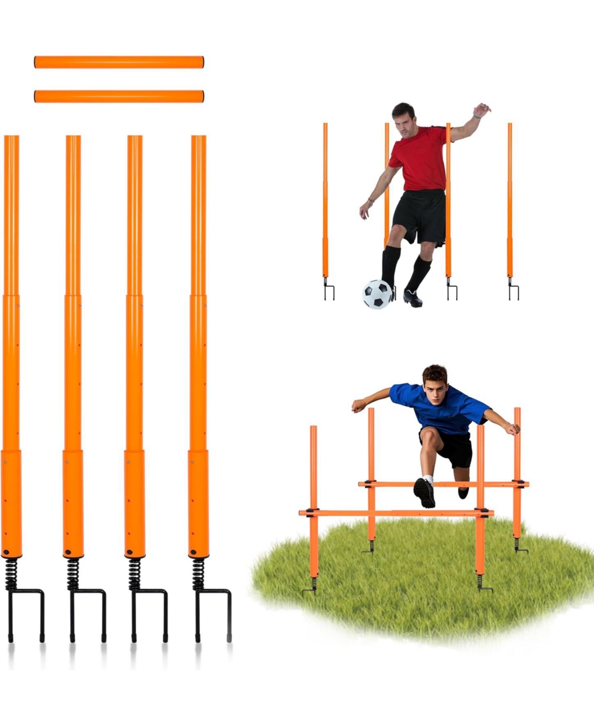 Click here for Hikeen Telescopic Length Soccer Poles Fixed and Co... prices