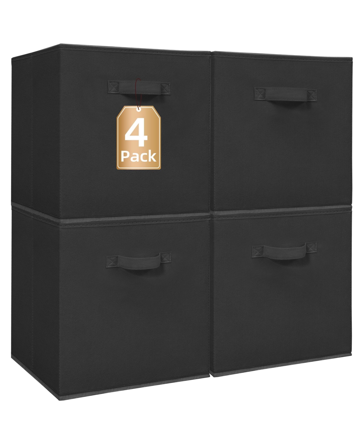 Click here for Gnuadz 4 Pack Cubes Collapsible Bins Fabric Foldab... prices