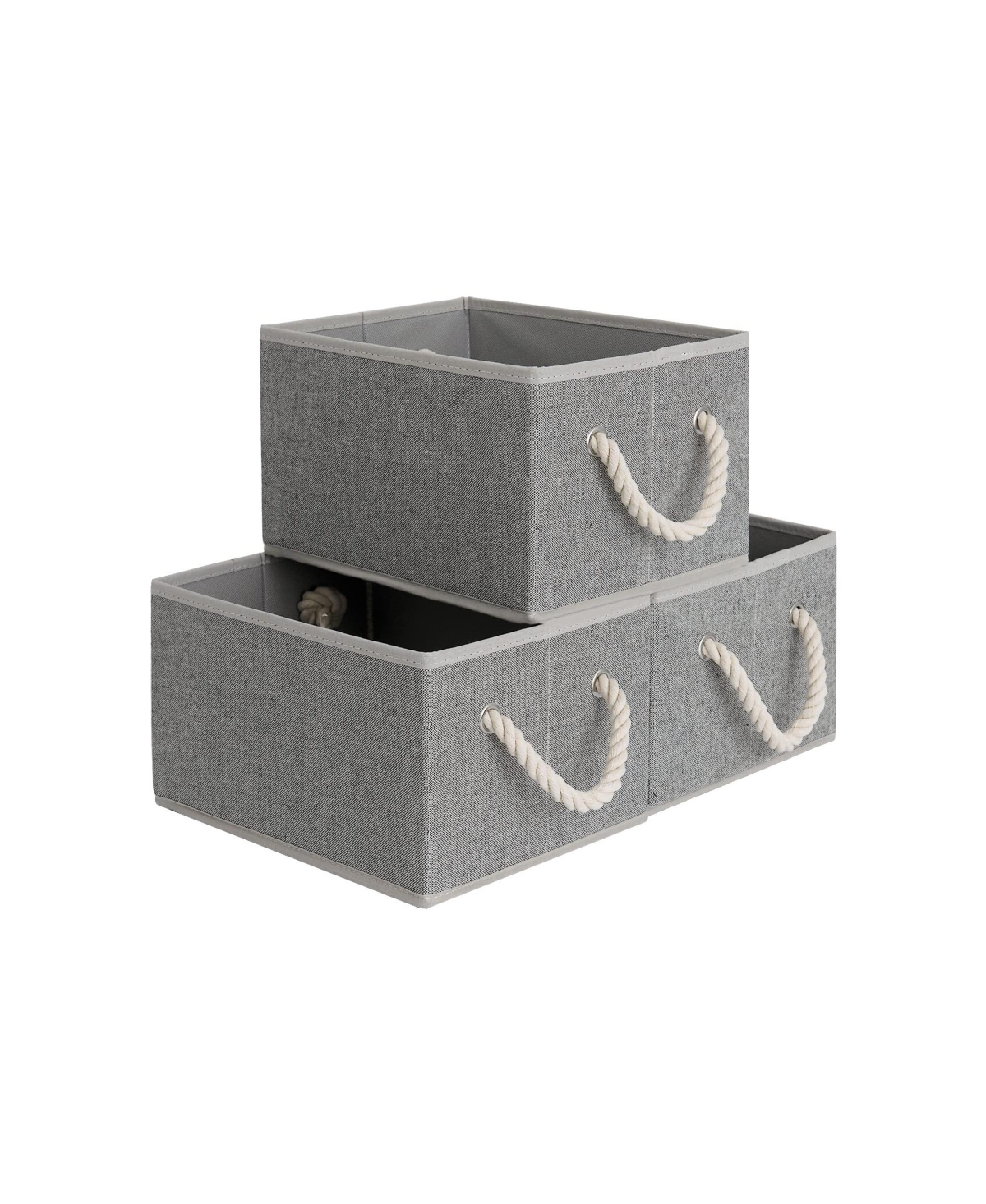 Click here for Gnuadz 3 Piece Fabric Closet Organizer Storage Bin... prices