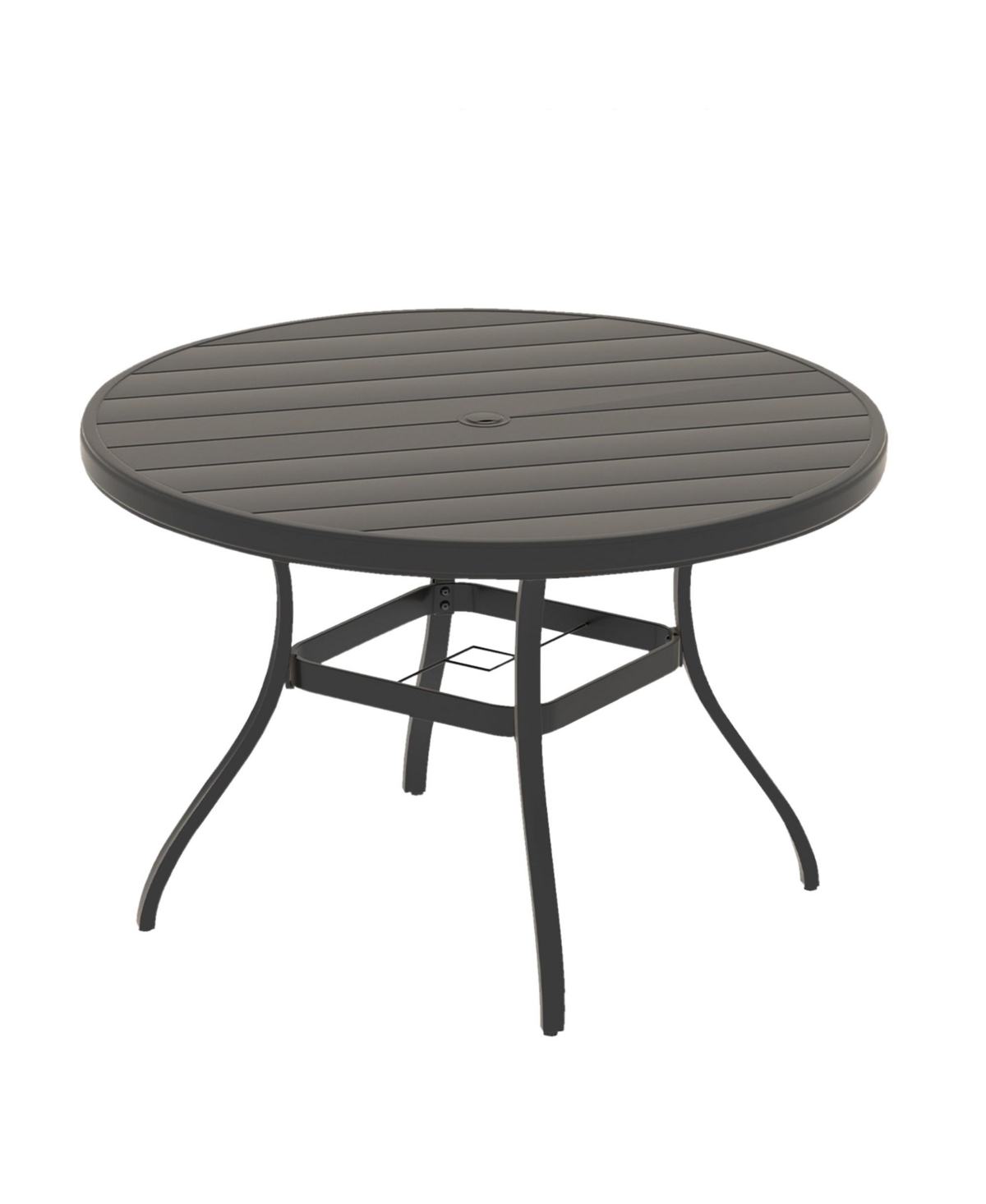 Click here for Mondawe 40.6 Round Outdoor Dining Table for 4-6 Pe... prices