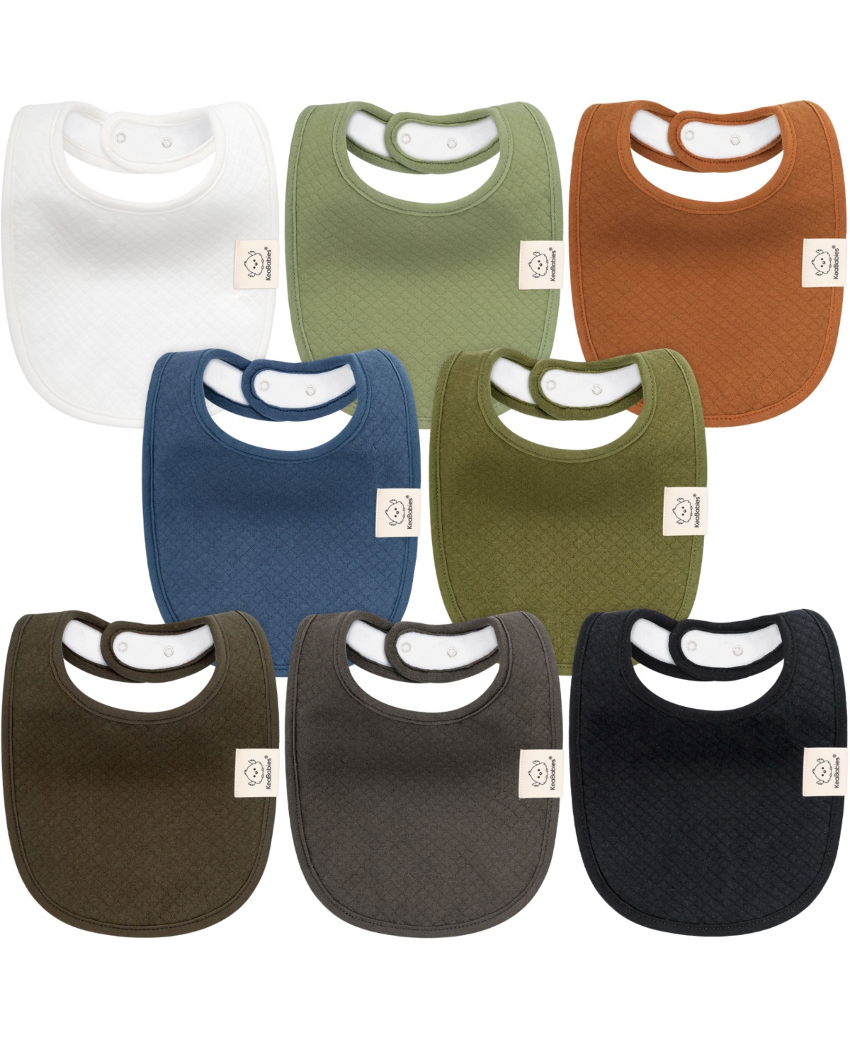 Click here for KeaBabies 8pk Quin Baby Bibs for Drooling and Teet... prices