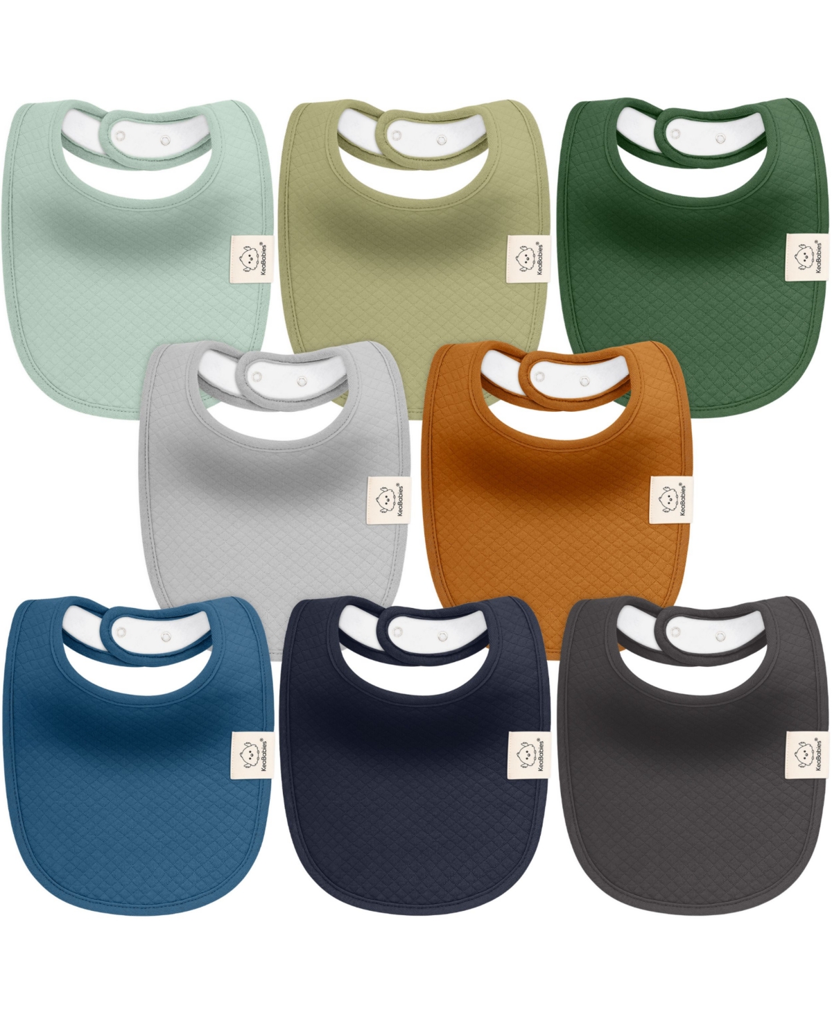 Click here for KeaBabies 8pk Quin Baby Bibs for Drooling and Teet... prices
