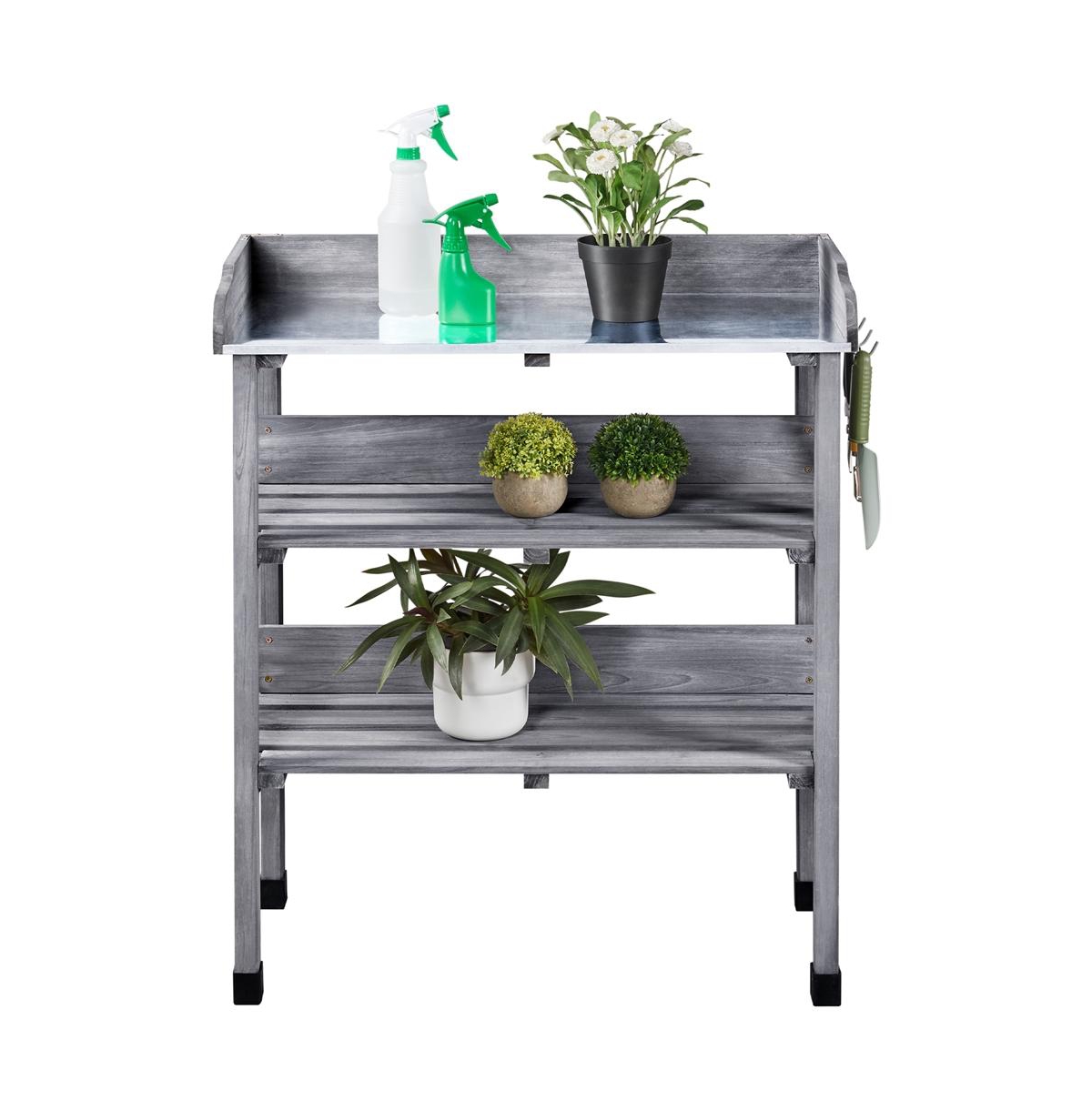 Click here for Yaheetech 3-layer Outdoor Potting Bench with Doubl... prices