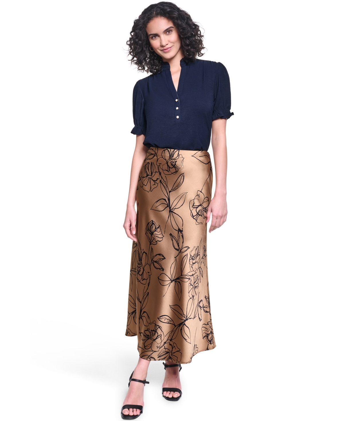 Click here for Karl Lagerfeld Paris Womens Maxi Skirt - Cartouche... prices