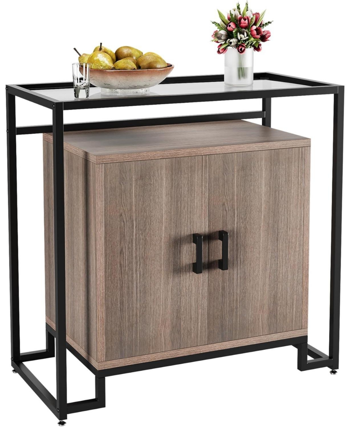 Click here for gaomon Three-Layer Laminated Wood Cabinet  Buffet... prices