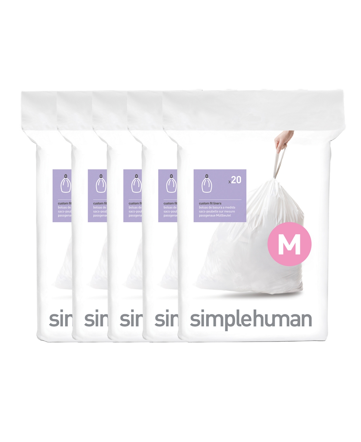 Click here for Simplehuman Code M 100pk Custom Fit Liners with 5... prices