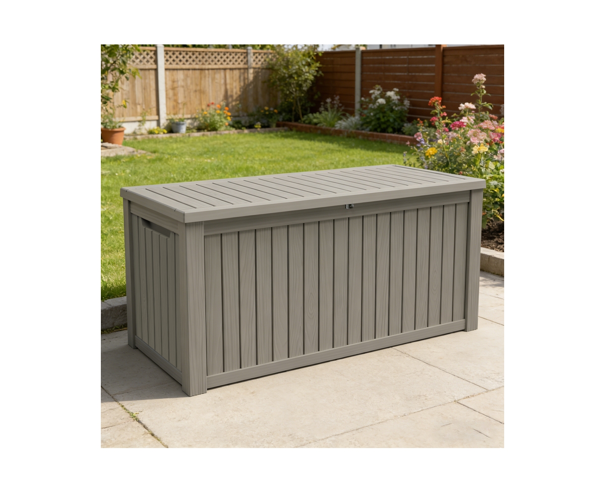 Click here for sumyeg 180 Gal. Resin Outdoor Storage Deck Box - L... prices