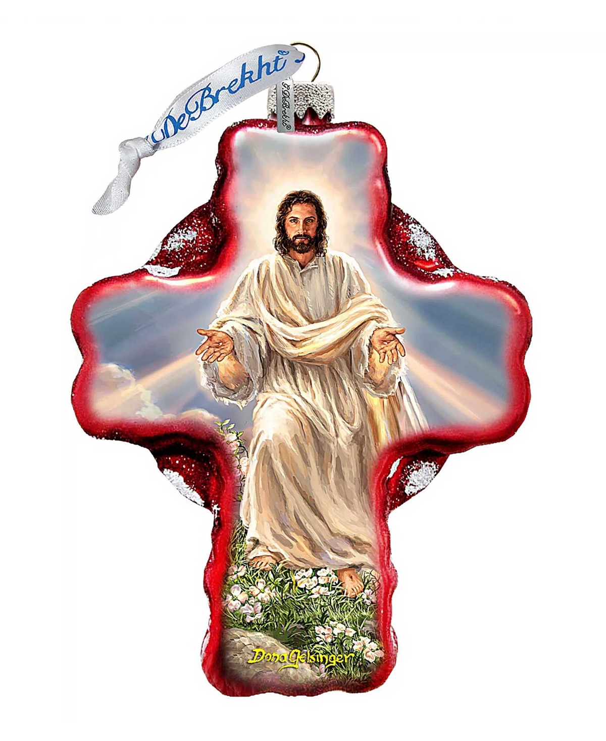 Click here for G.DeBrekht Jesus Resurrections Icon Cross Holiday... prices