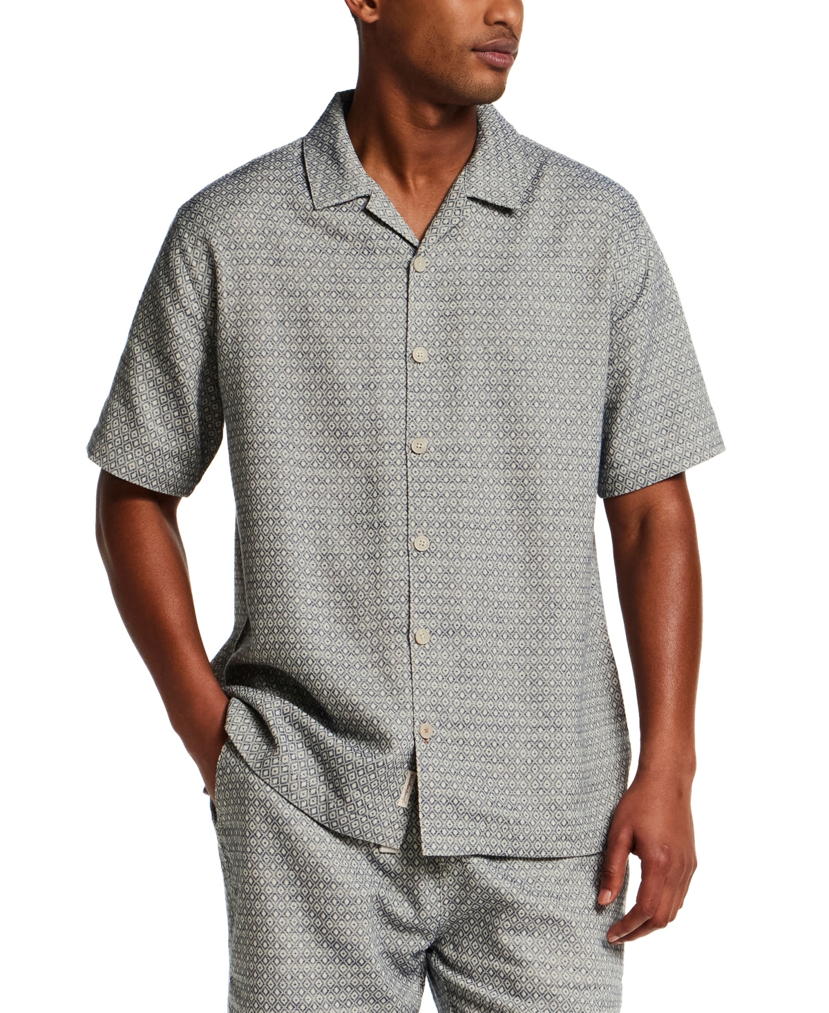 Click here for Weatherproof Vintage Mens Jacquard Knit Patch Shir... prices