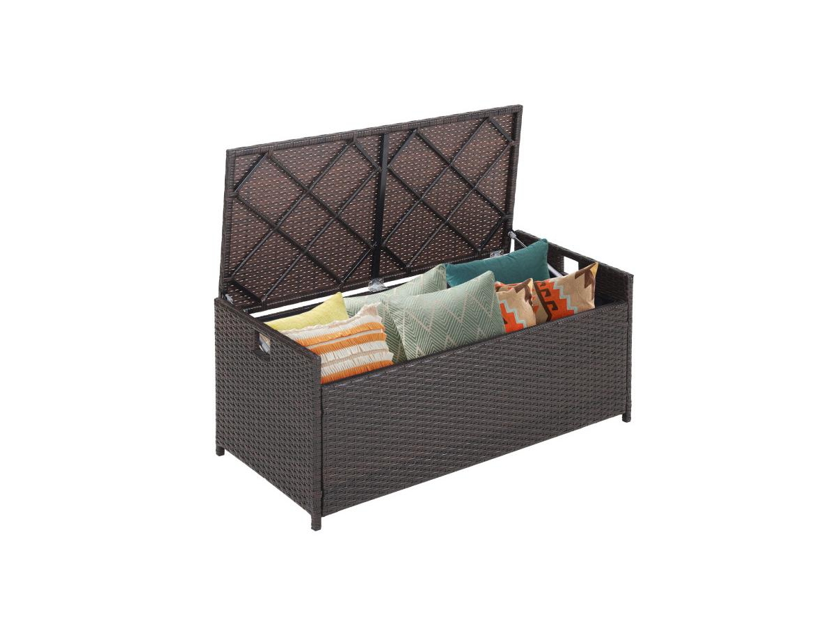 Click here for sumyeg 34 Gallon Patio Storage Bench with Seat Cus... prices
