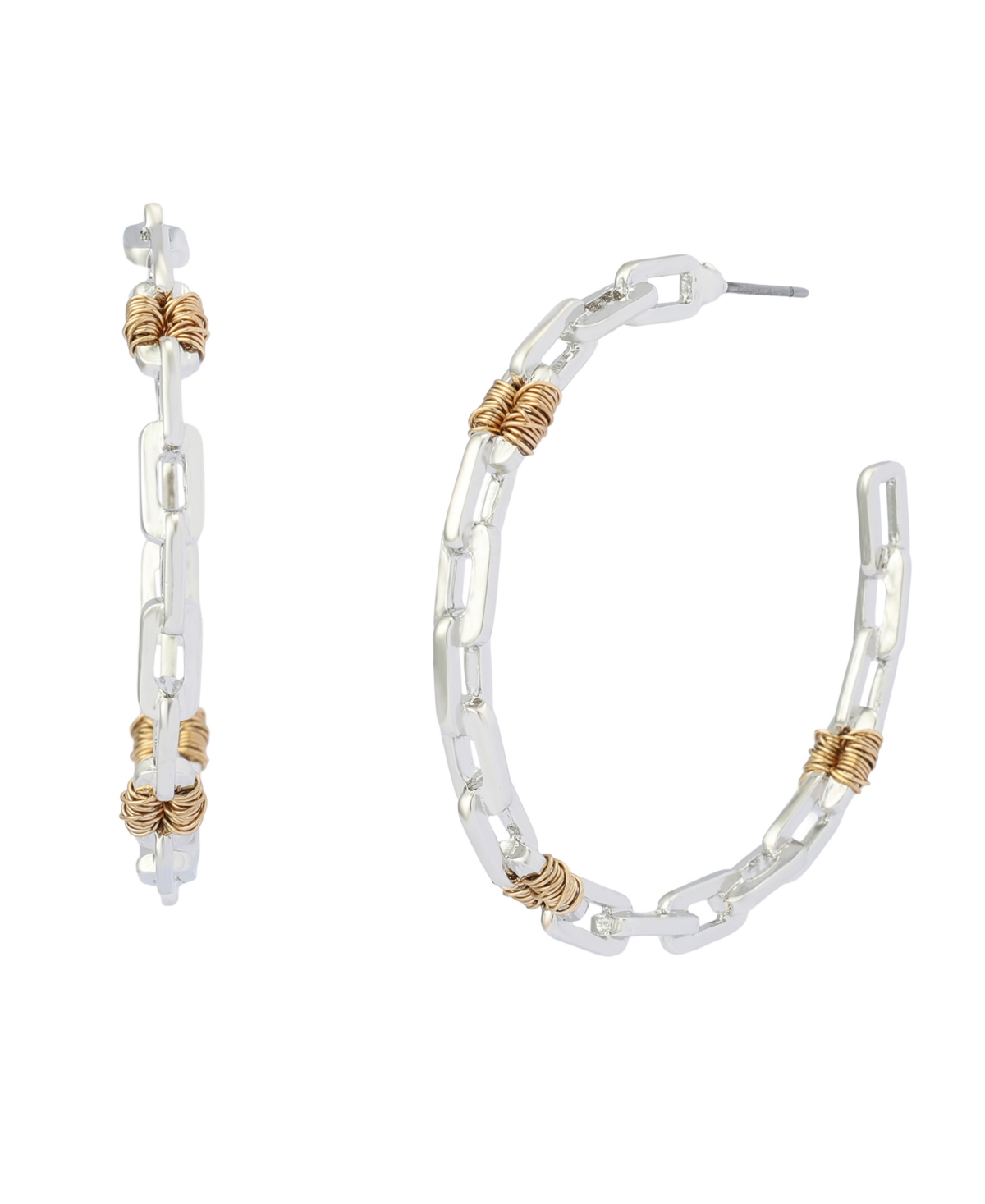 Click here for Robert Lee Morris Soho Two-Tone Paper Clip Frozen... prices