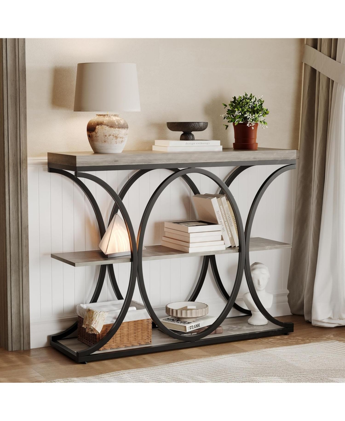 Click here for gaomon Narrow Entryway Table Tier Console Sofa Tab... prices