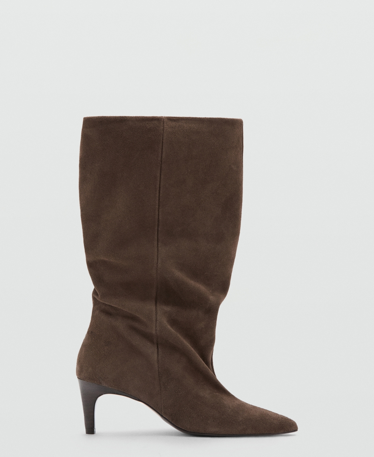 Click here for Mango Womens Ruched Suede Wide Leg Boots - Light... prices