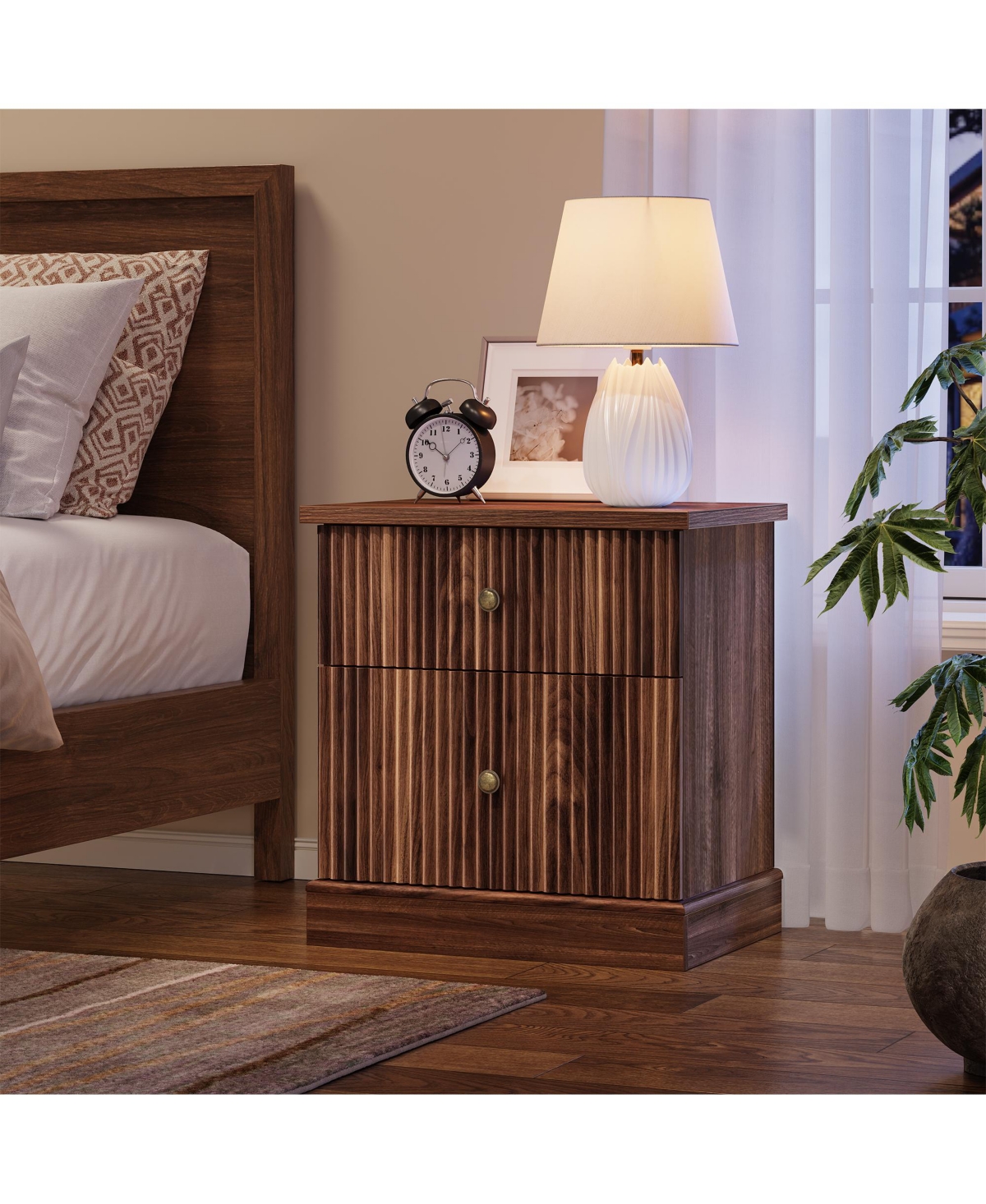 Click here for gaomon Adult 2-Drawer Nightstand  Engineered Wood... prices