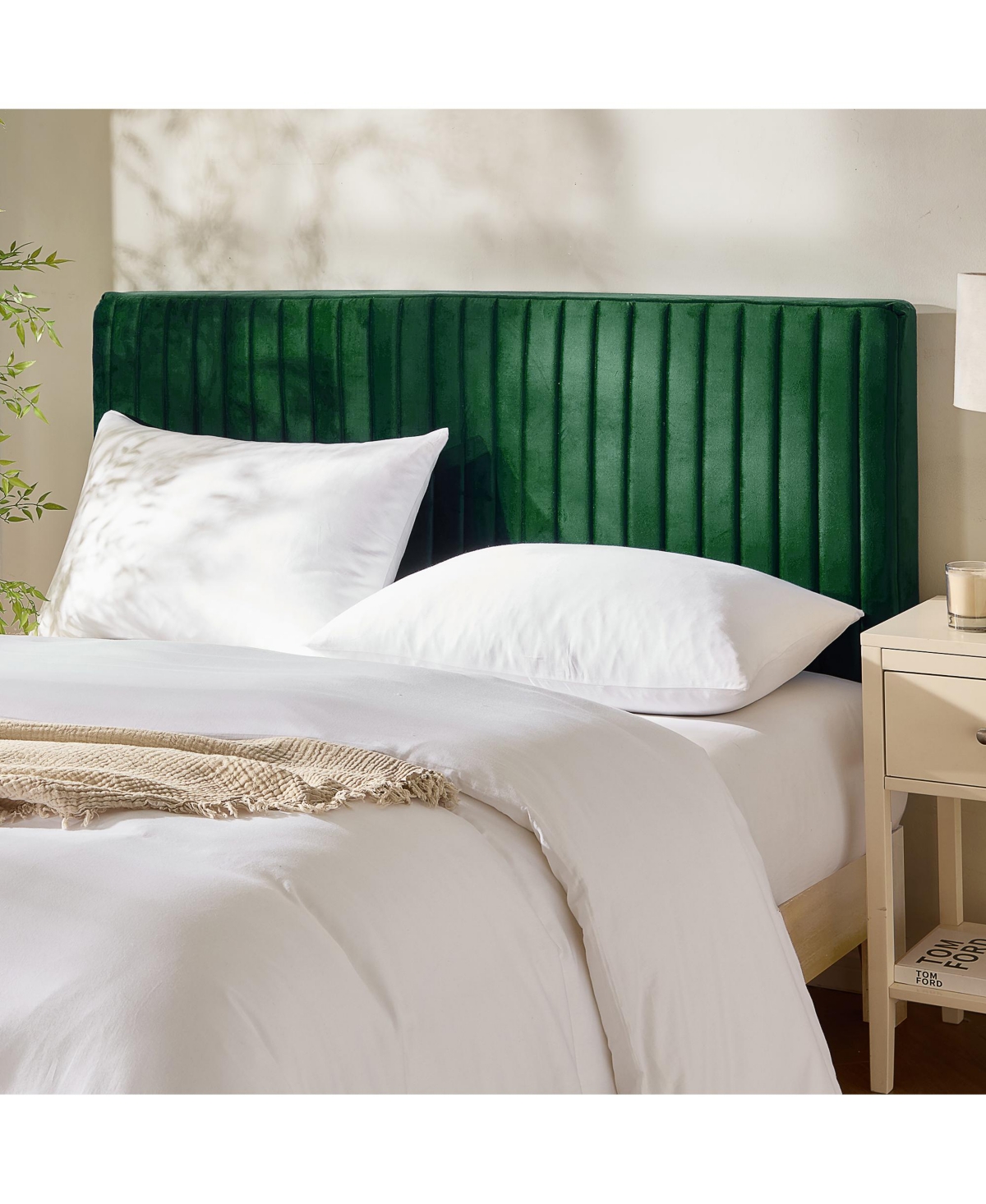 Click here for Nestl Velvet Headboard  wall mounted  peel and sti... prices