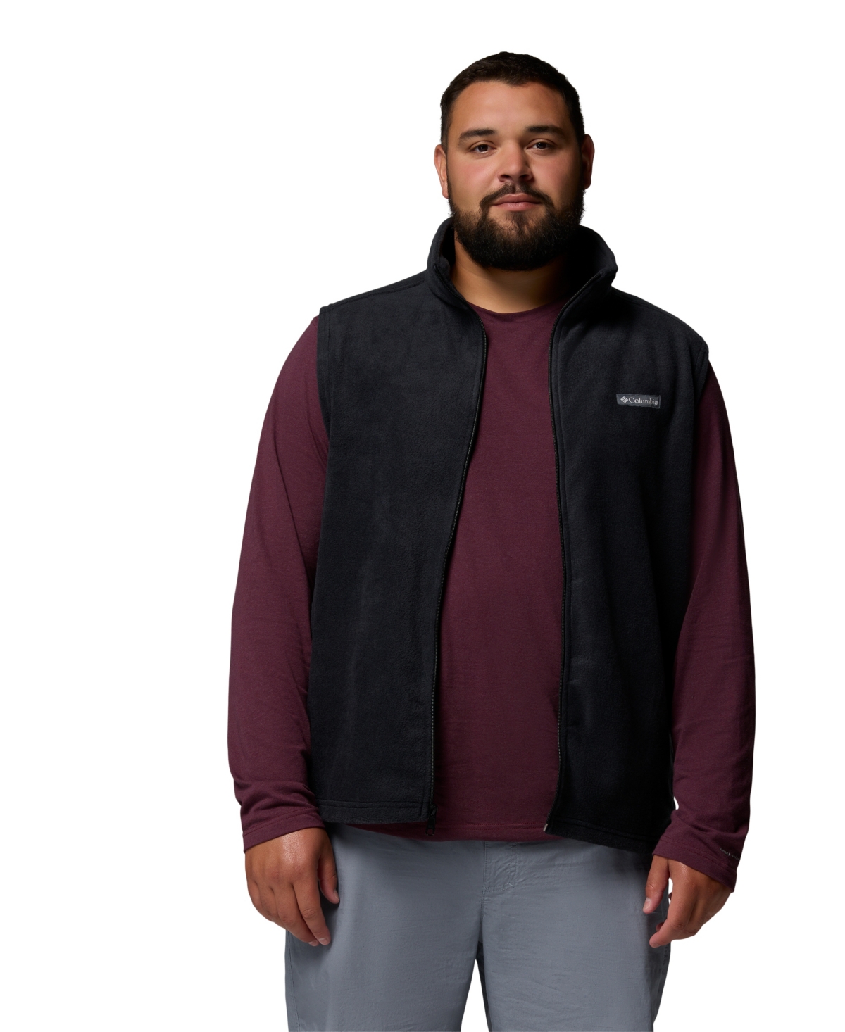 Click here for Columbia Mens Big & Tall Steens Mountain Vest - Bl... prices