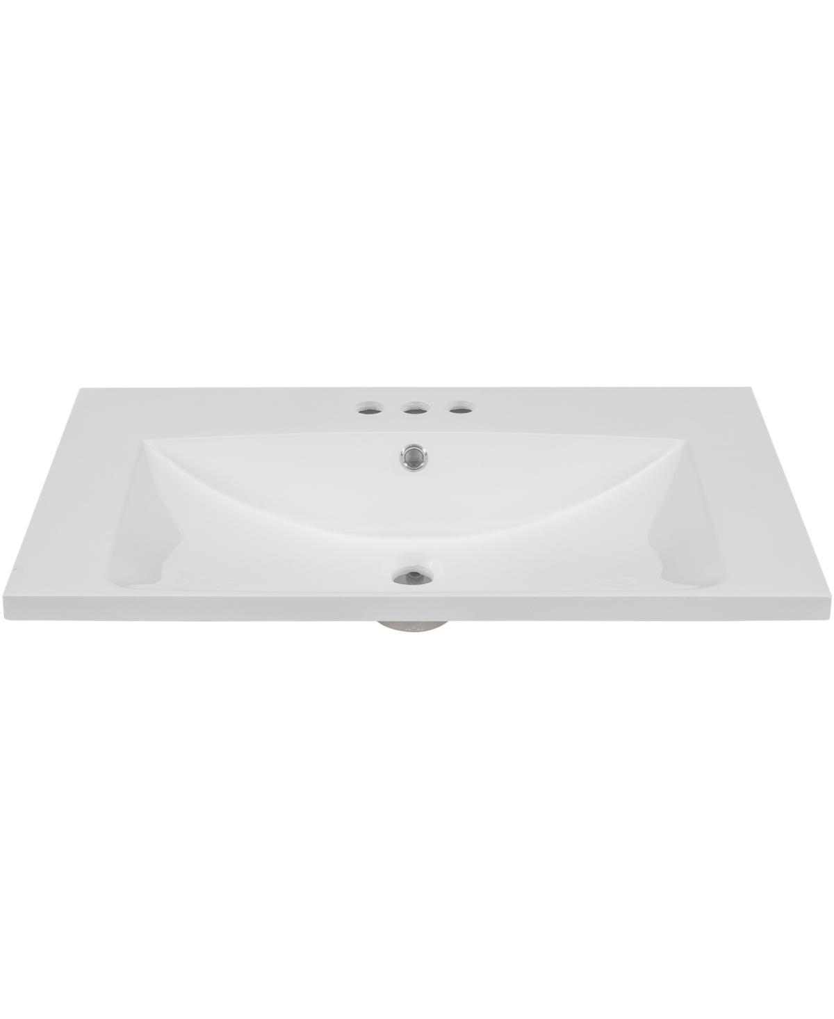 Click here for Sillysis Rectangular Ceramic Vanity Top with Sink... prices