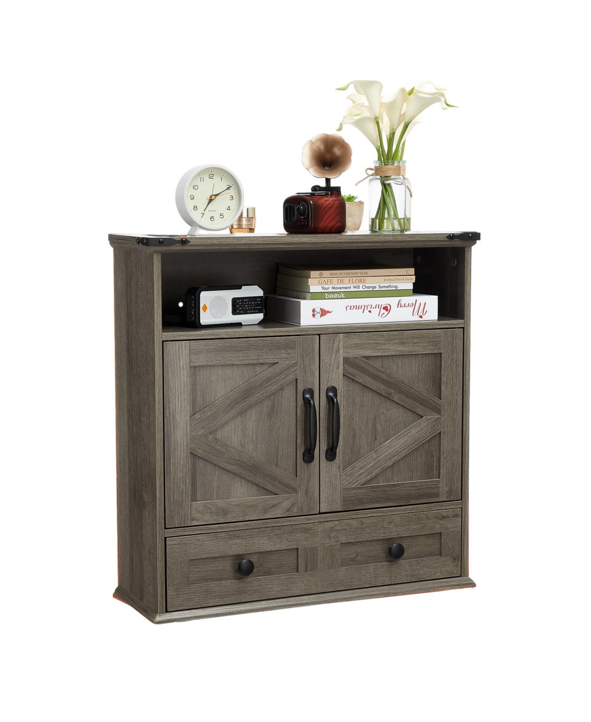 Click here for Homfan Farmhouse Bathroom Wall Cabinet - Wall Moun... prices