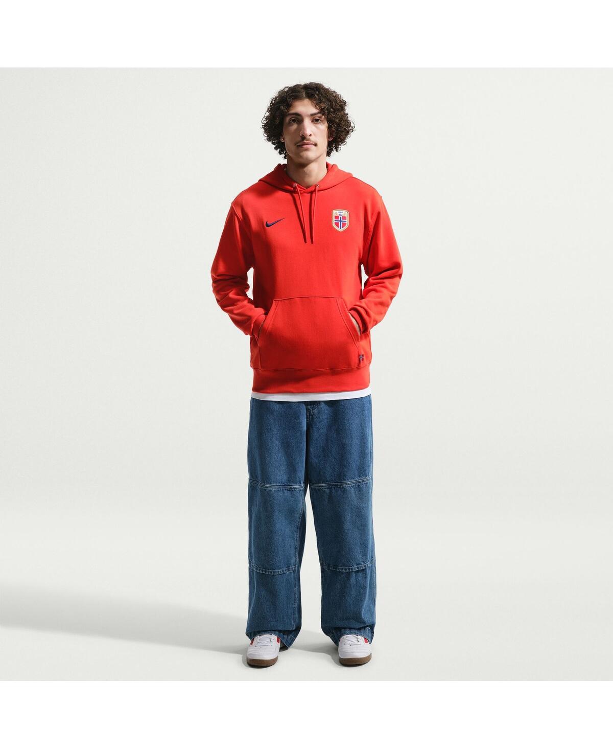 Click here for Nike Mens Red Norway National Team Club Hoodie - R... prices