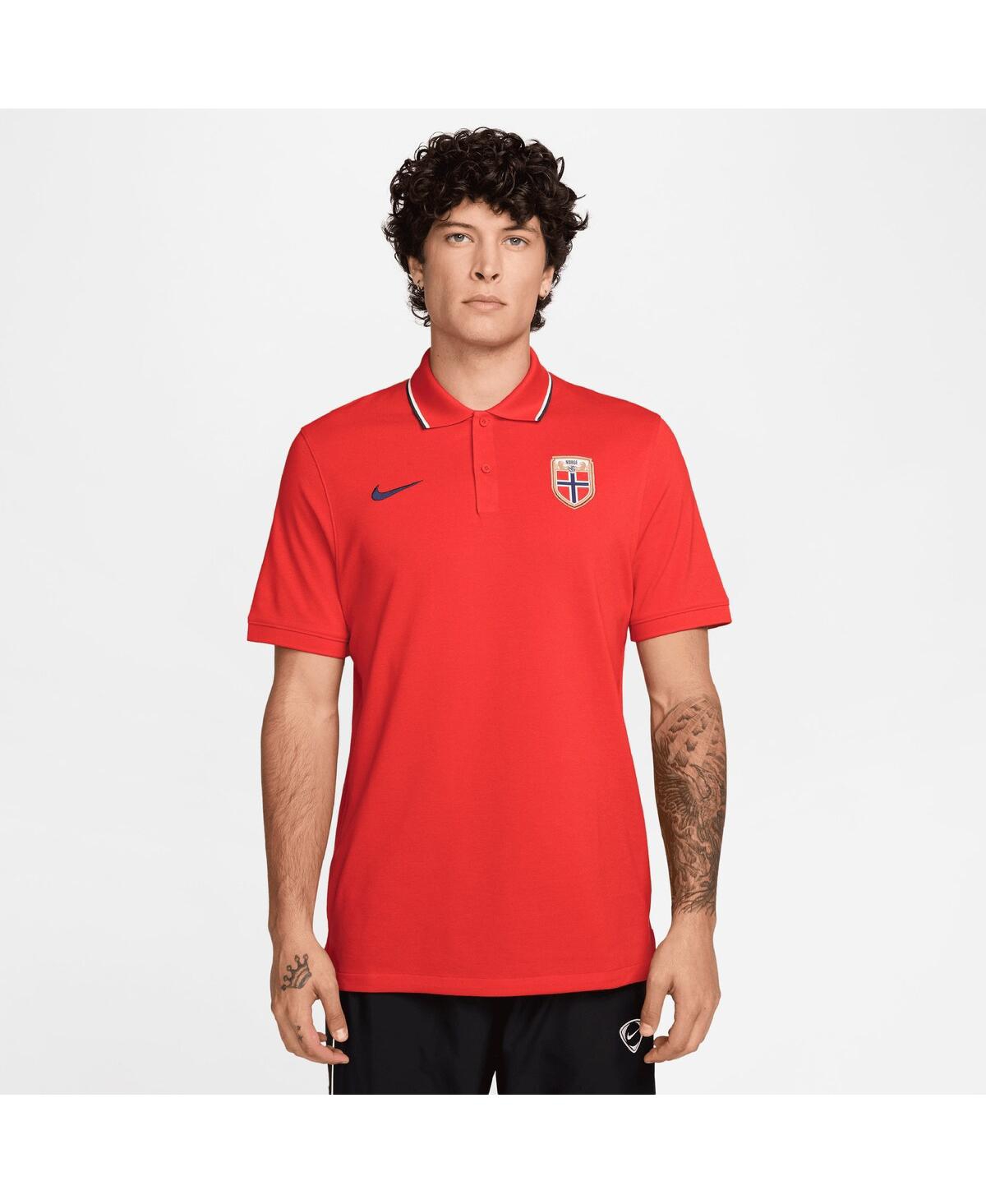 Click here for Nike Mens Red Norway National Team Dri-fit Polo Sh... prices