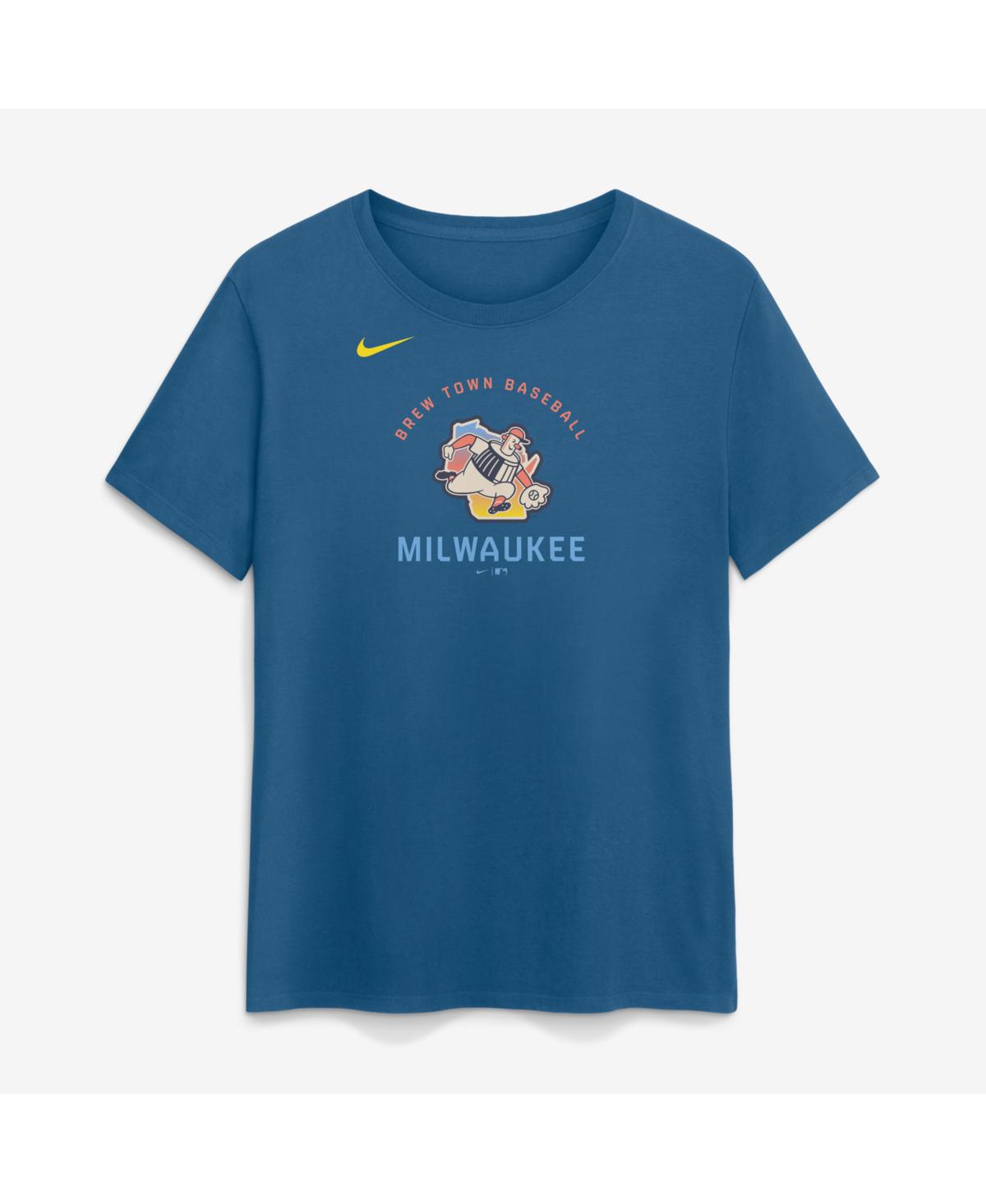 Click here for Nike Womens Blue Milwaukee Brewers 2026 City Conne... prices