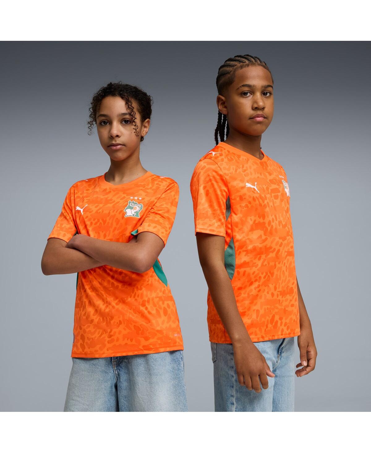 Click here for Puma Big Boys and Girls Orange Ivory Coast Nationa... prices