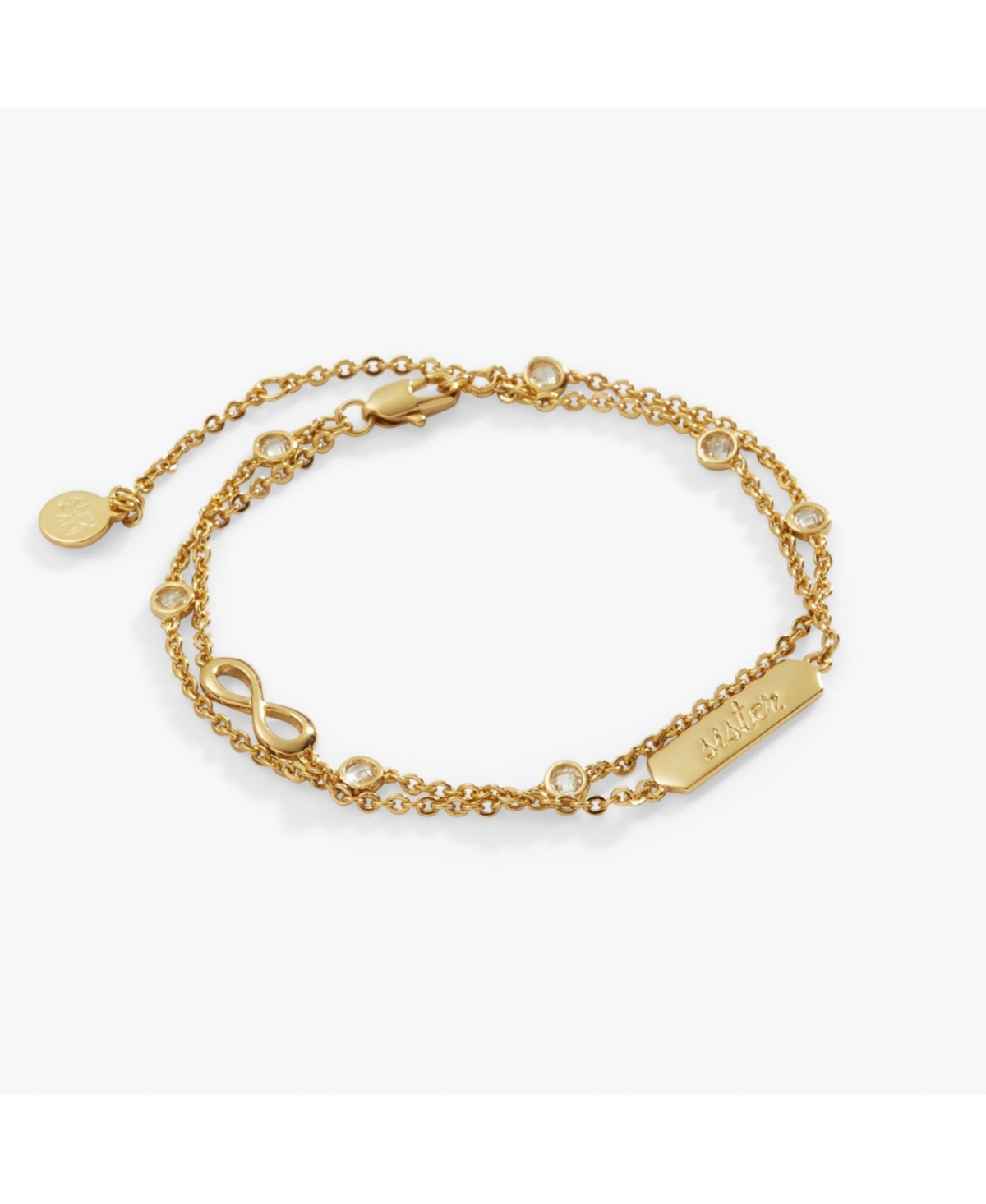 Click here for Alex and Ani Sister Infinity Chain Double Strand B... prices