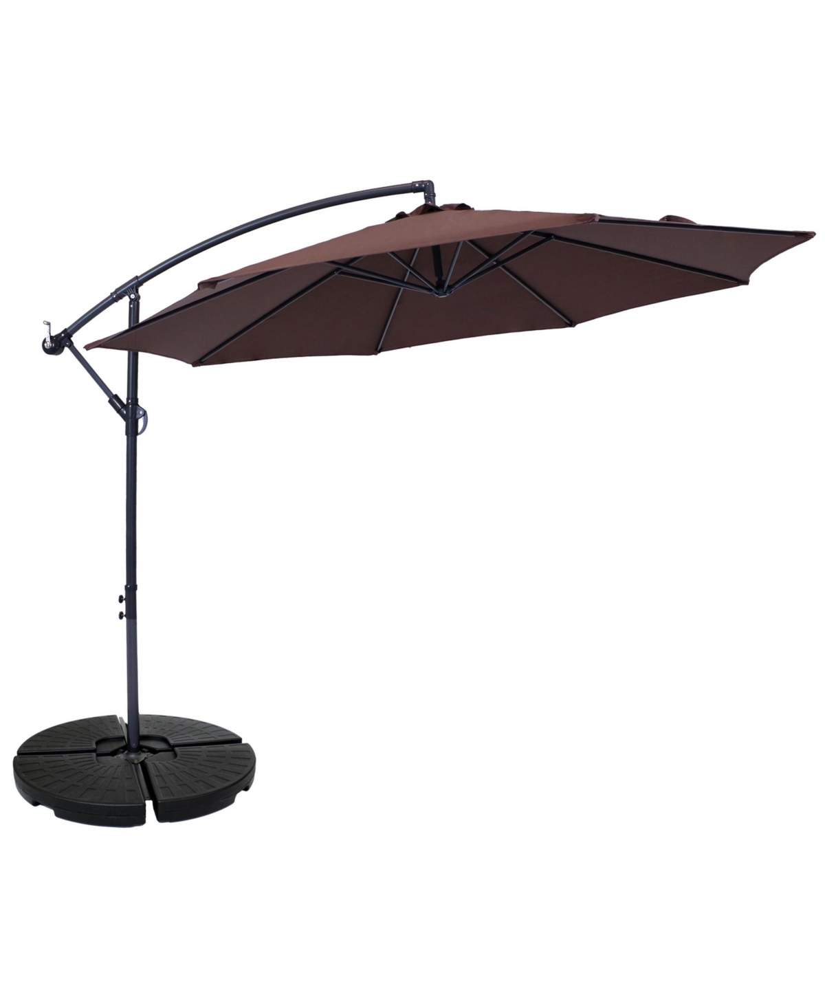Click here for Outdoor Steel Offset Cantilever Patio Umbrella wit... prices