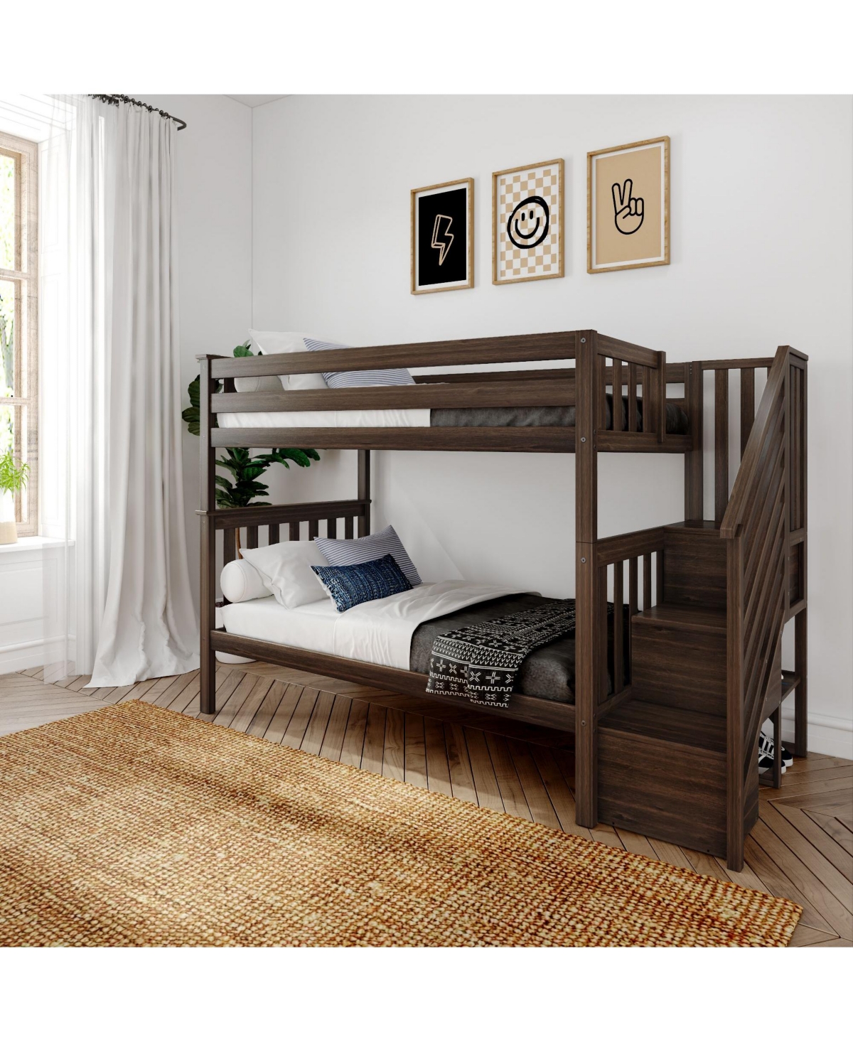 Click here for Max and Lily Bed Frame  Farmhouse Solid Wood Platf... prices