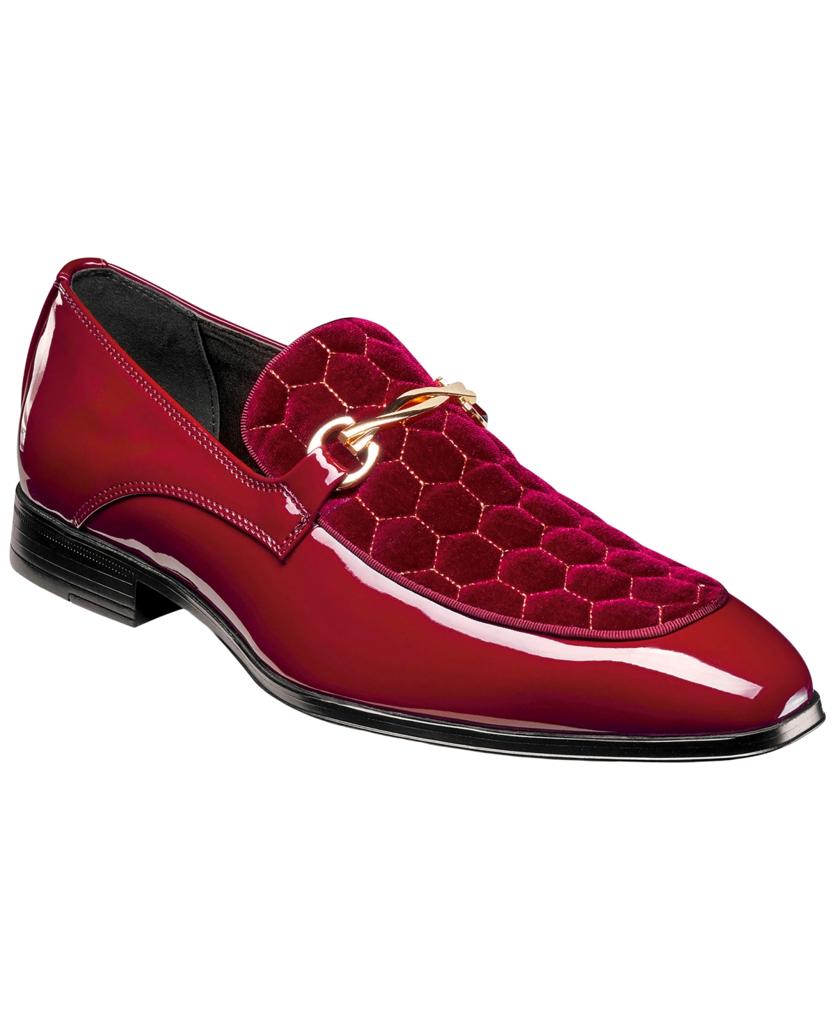 Click here for Stacy Adams Mens Sprague Moc-Toe Shoe - Burgundy prices