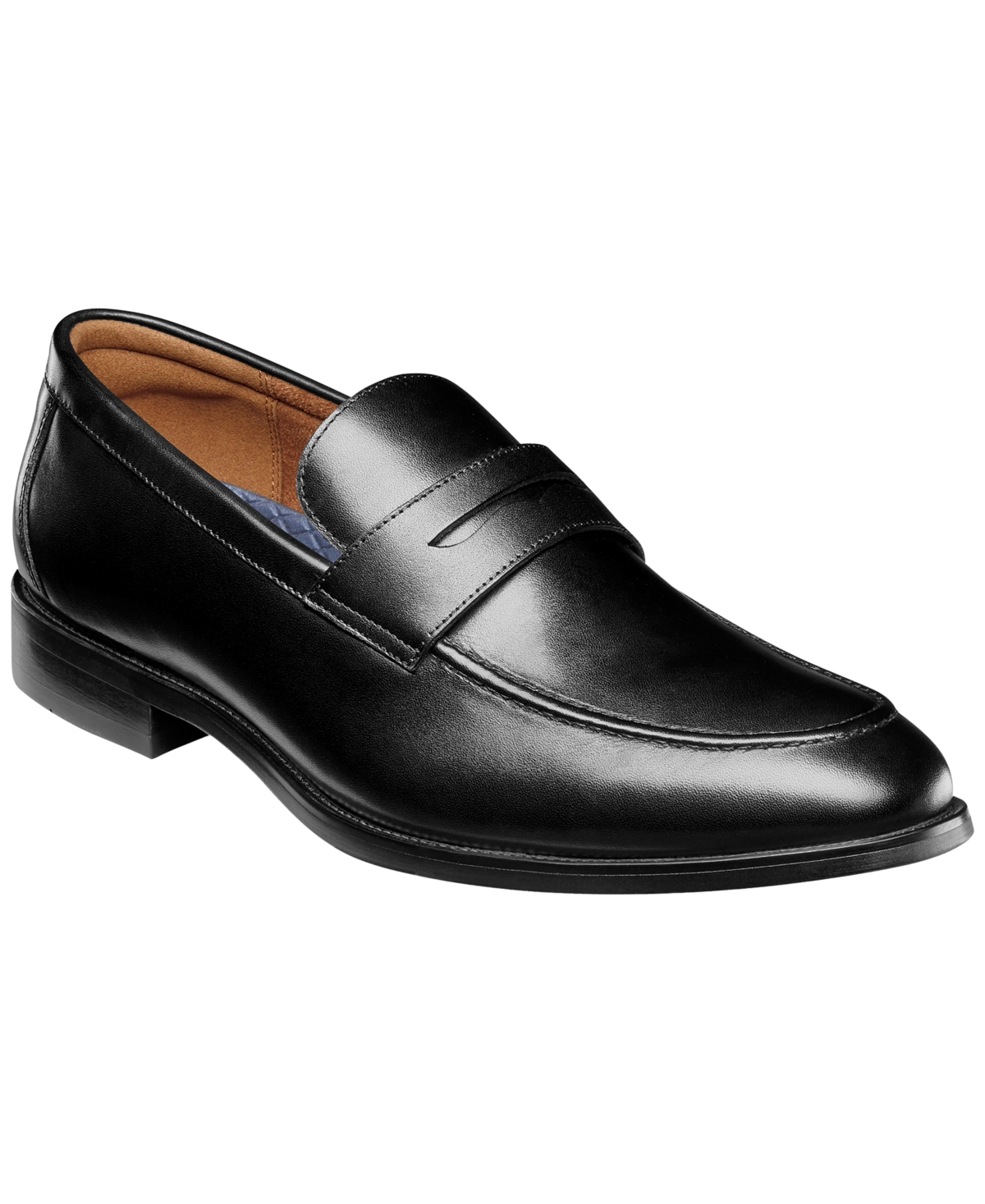 Click here for Florsheim Ruvo Moc-Toe Penny Loafer - Black prices