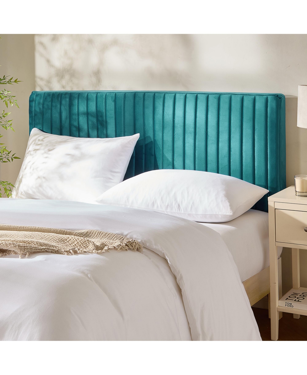 Click here for Nestl Velvet Headboard  wall mounted  peel and sti... prices