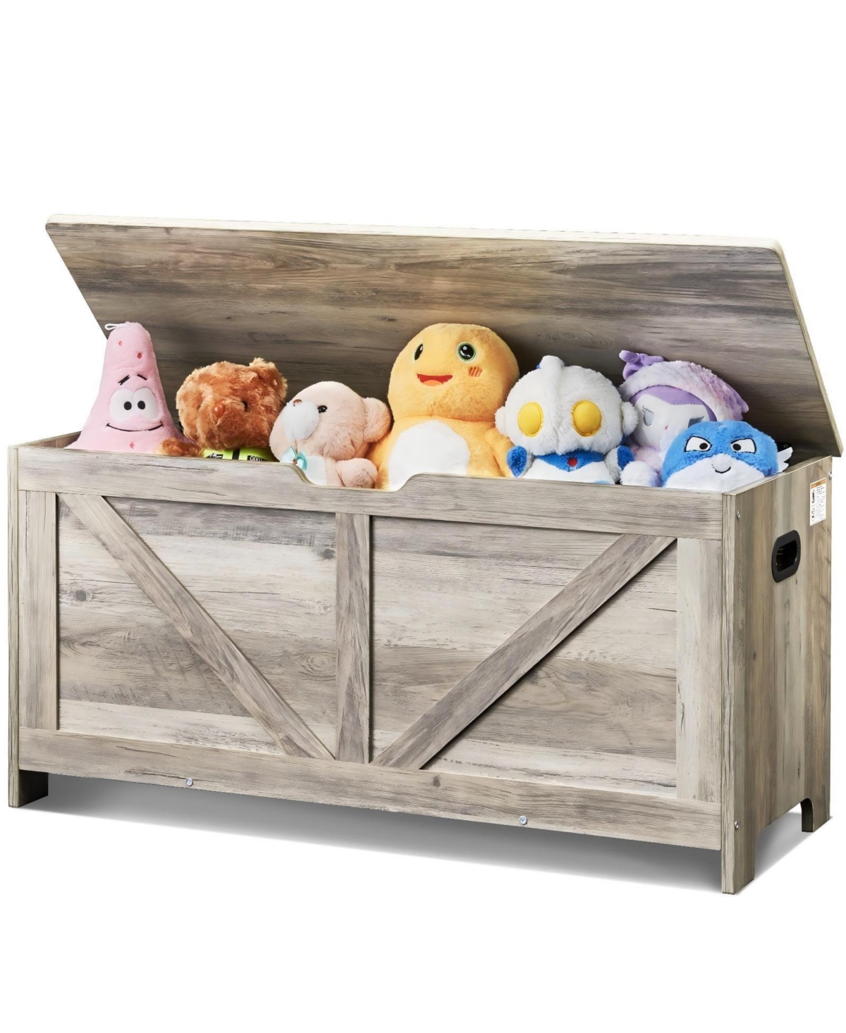 Click here for Gouun Wooden Toy Chest for Kids with Safety Hinge... prices