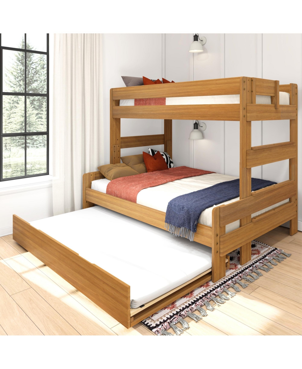 Click here for Max & Lily Farmhouse Twin over Full Bunk Bed with... prices