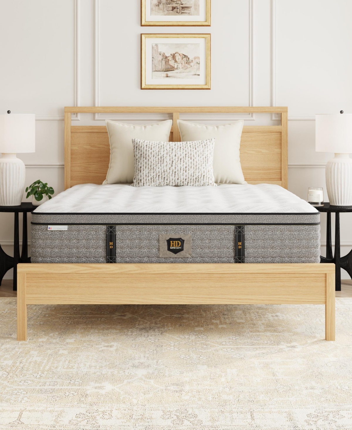 Click here for Paramount Hd Phillip 14 Medium Firm Euro Top Mattr... prices