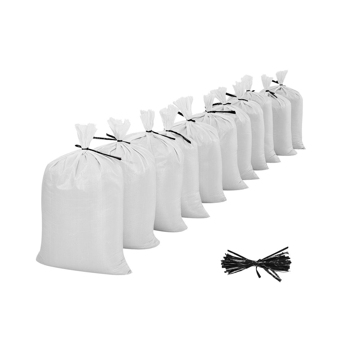 Click here for Sugift Empty Sandbags 100 Packs 16 x 26 in Heavy D... prices