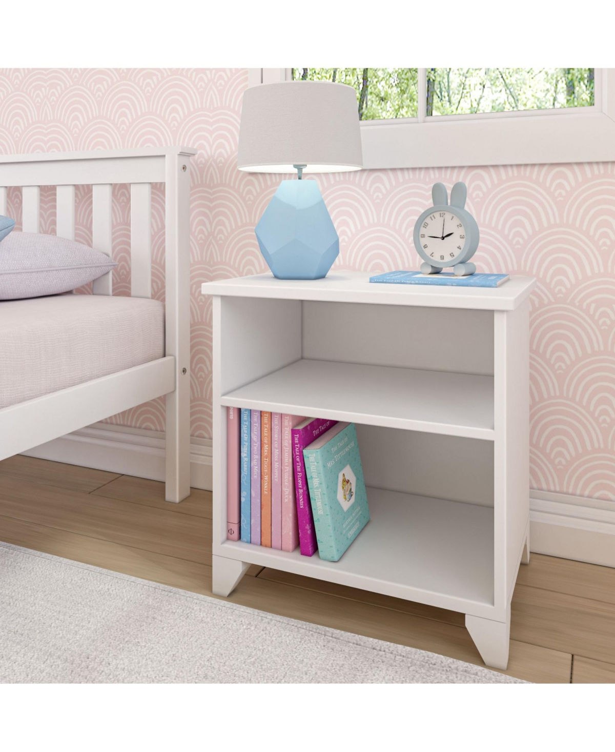 Click here for Max and Lily Classic Wood Nightstand with Shelves... prices