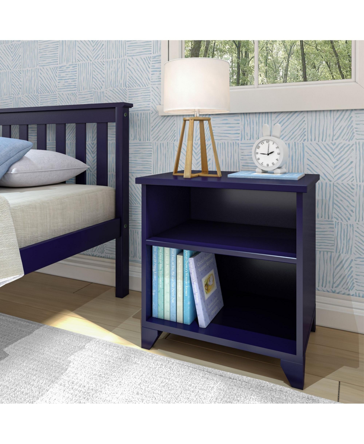 Click here for Max and Lily Classic Wood Nightstand with Shelves... prices