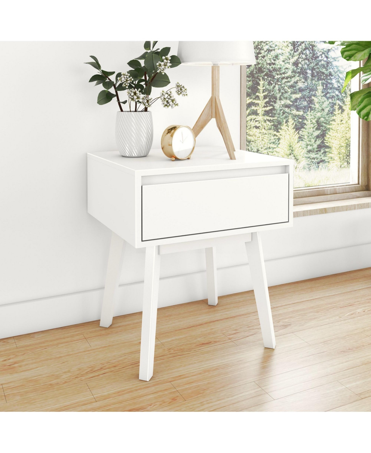 Click here for Max and Lily Scandinavian Nightstand with 1 Drawer... prices
