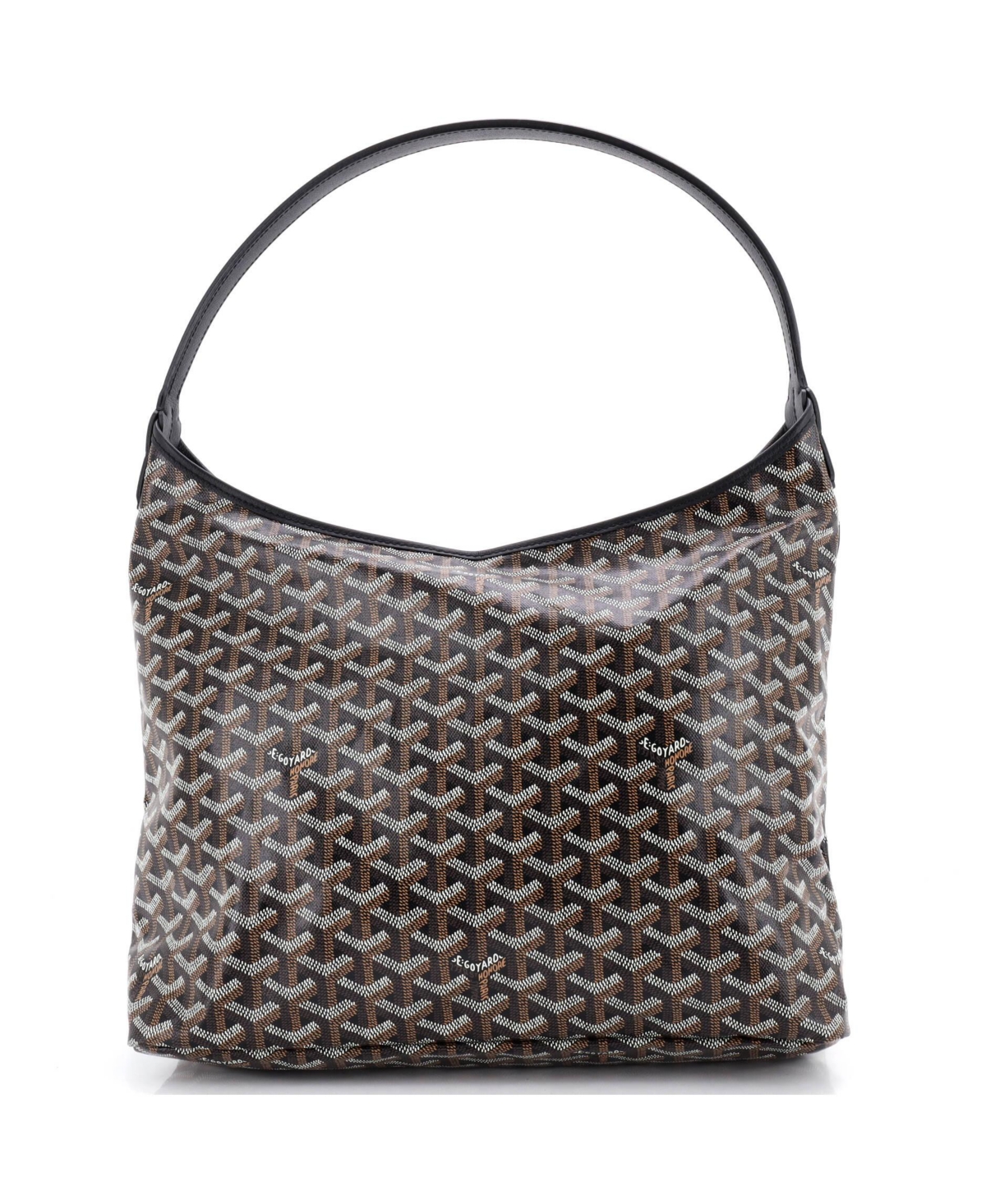 Click here for Pre-Owned Goyard Boheme Hobo Coated Canvas - Black prices