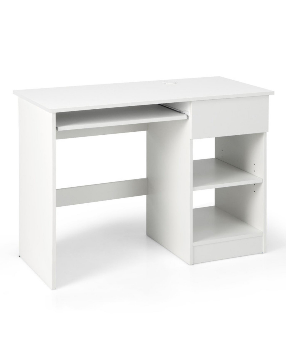 Click here for Gouun Wood Multi-Tier Computer Desk with Drawer St... prices