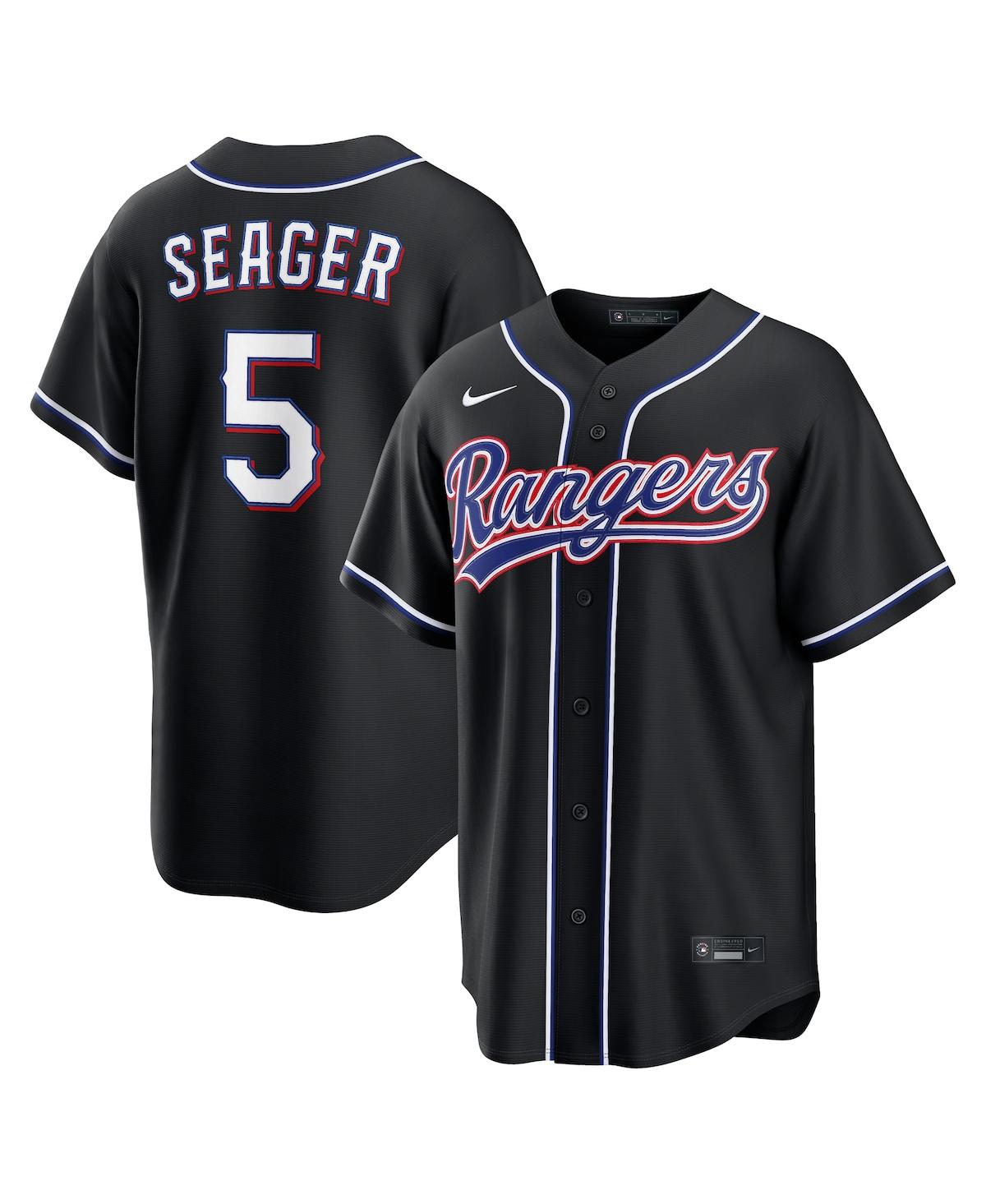 Click here for Nike Mens Corey Seager Black Texas Rangers 2026 Re... prices