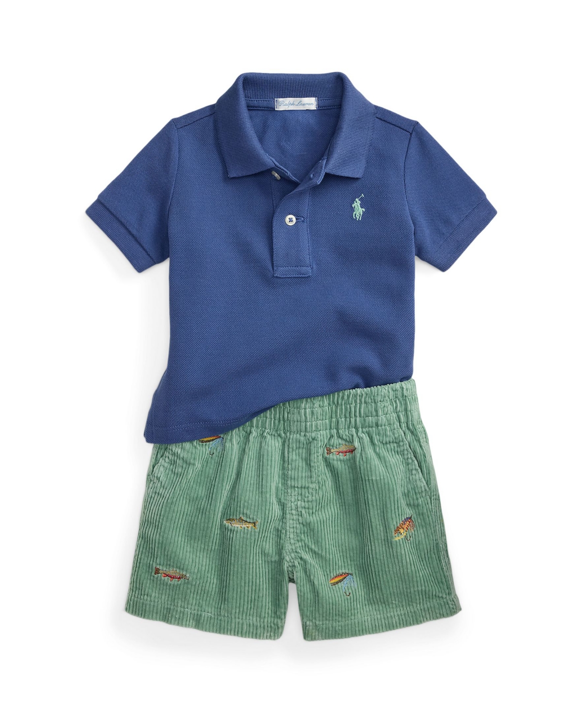 Click here for Polo Ralph Lauren Baby Boys Mesh Polo Shirt and Sh... prices