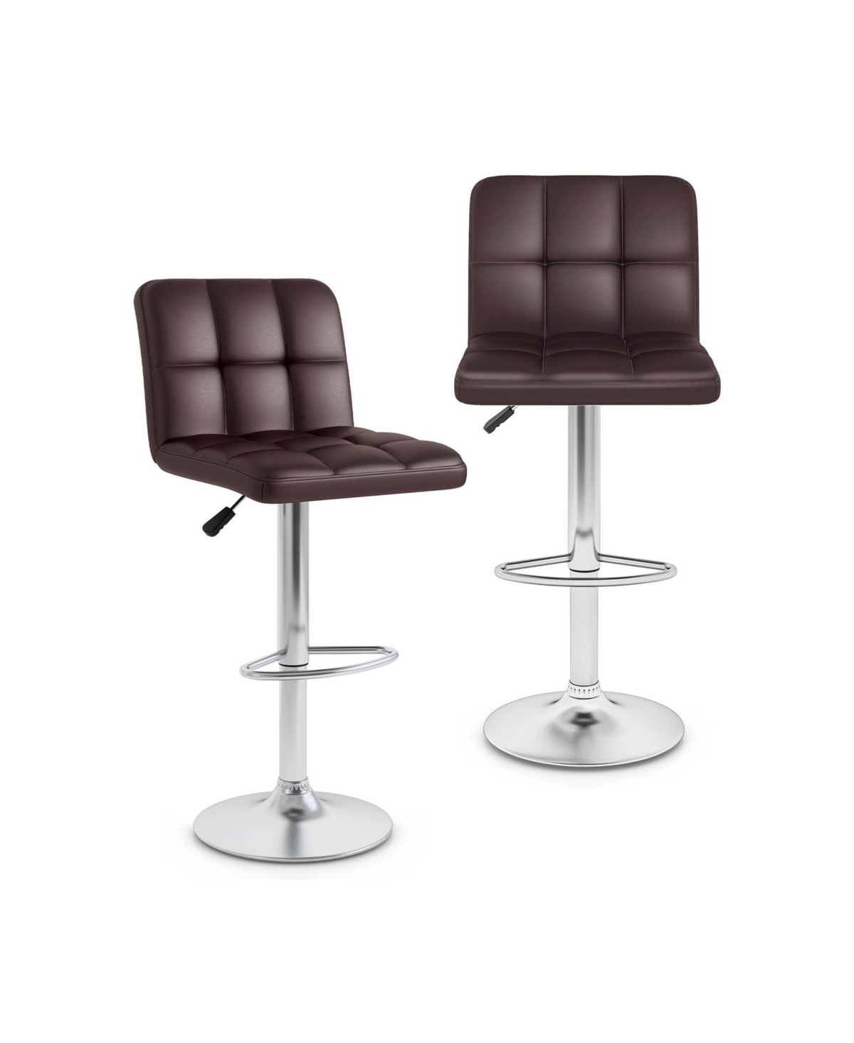 Click here for Slickblue Modern Bar Stools Set of 2 with Backrest... prices