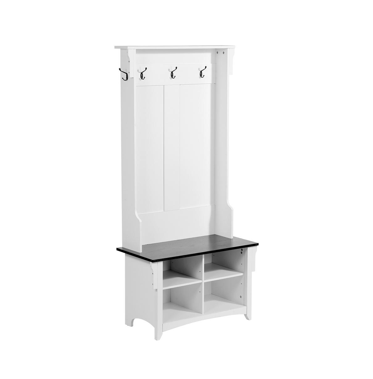 Click here for Sugift 32 in Wide Hall Tree Entryway Bench with Co... prices