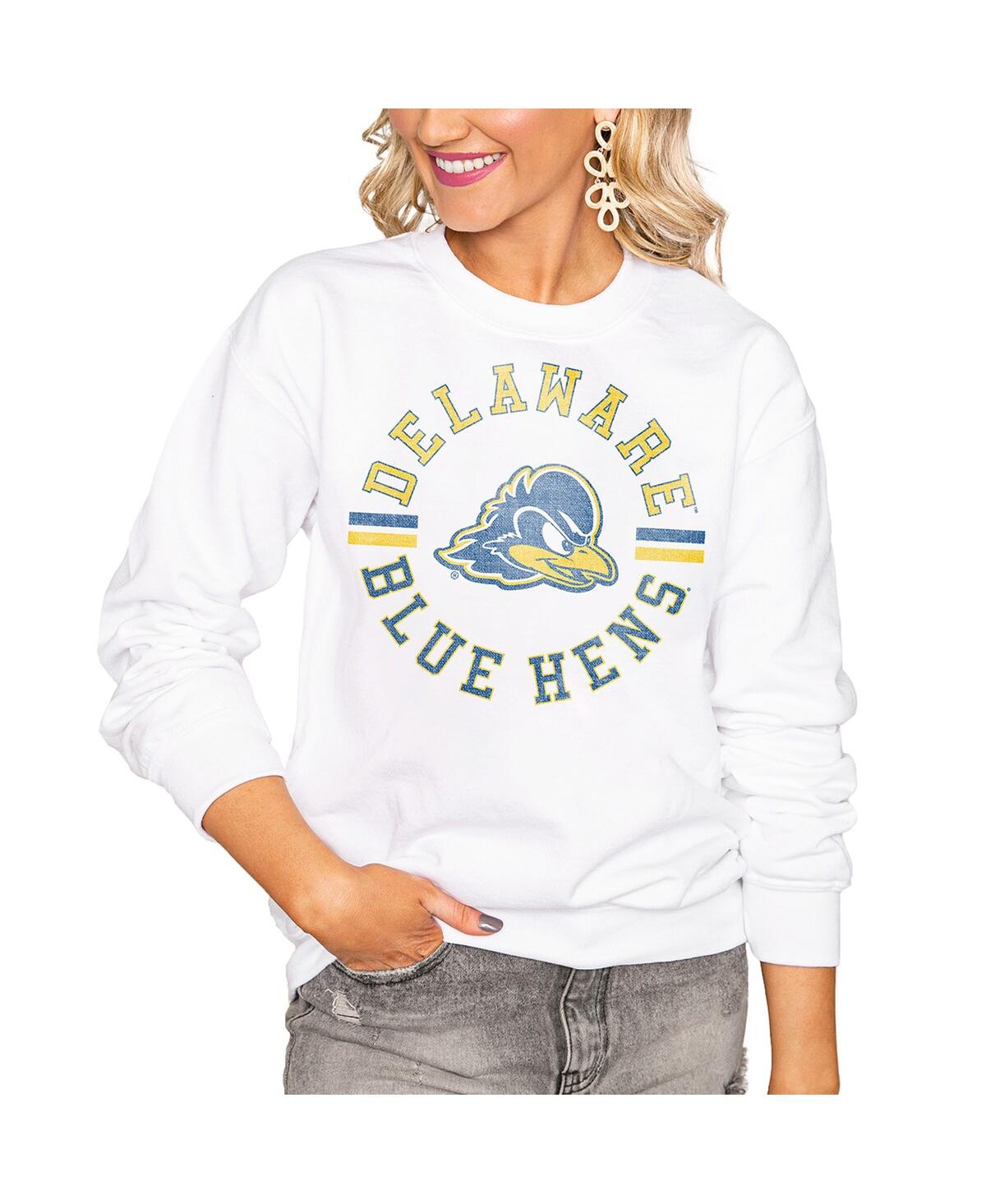 Click here for Gameday Couture Womens White Delaware Fightin Blue... prices