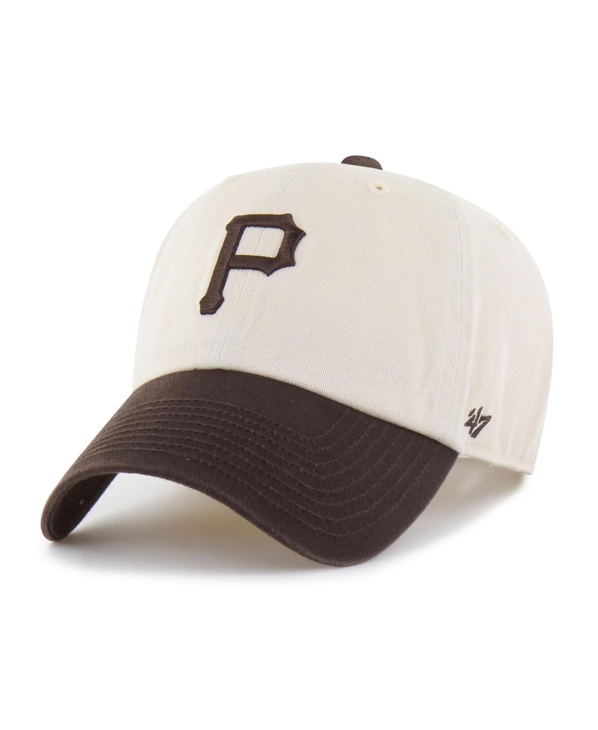 Click here for 47 Brand Mens Natural/Brown Pittsburgh Pirates Two... prices