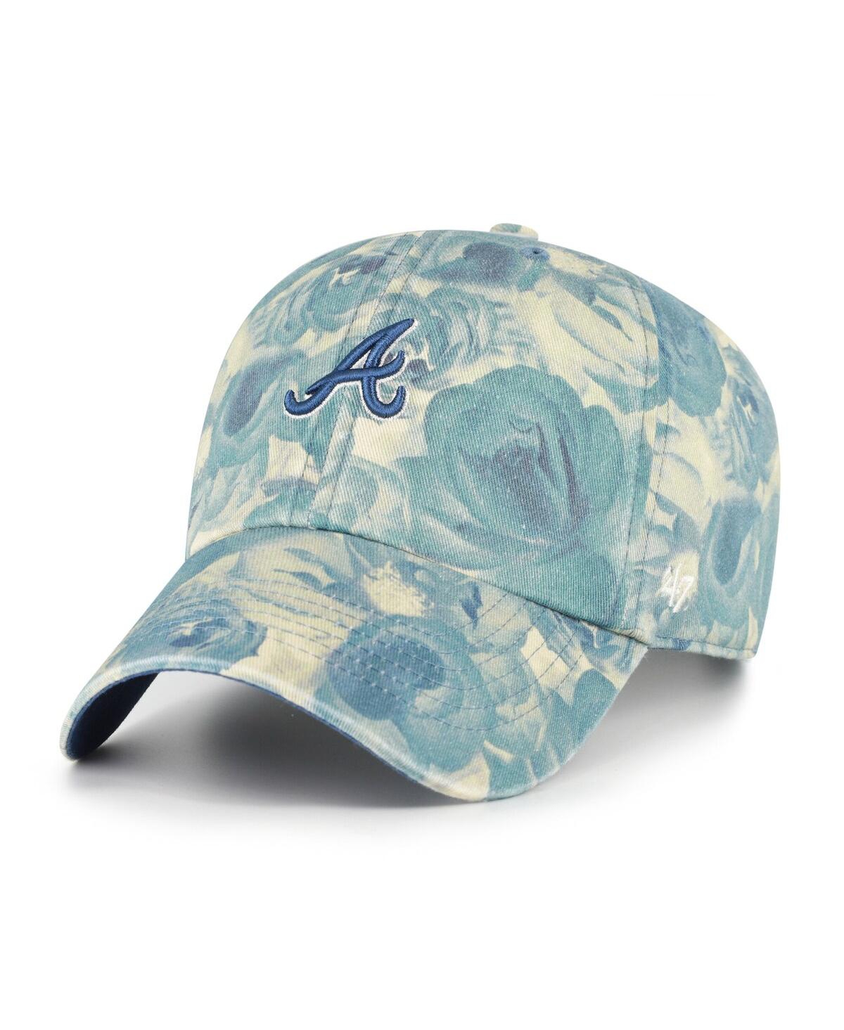 Click here for 47 Brand Womens Blue Atlanta Braves Gardenia Clean... prices